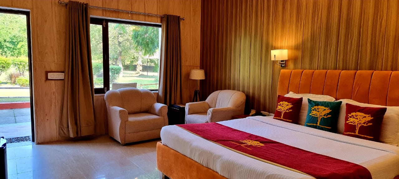 Garden View | The Kikar Lodge Punjab - Best Resort near Chandigarh